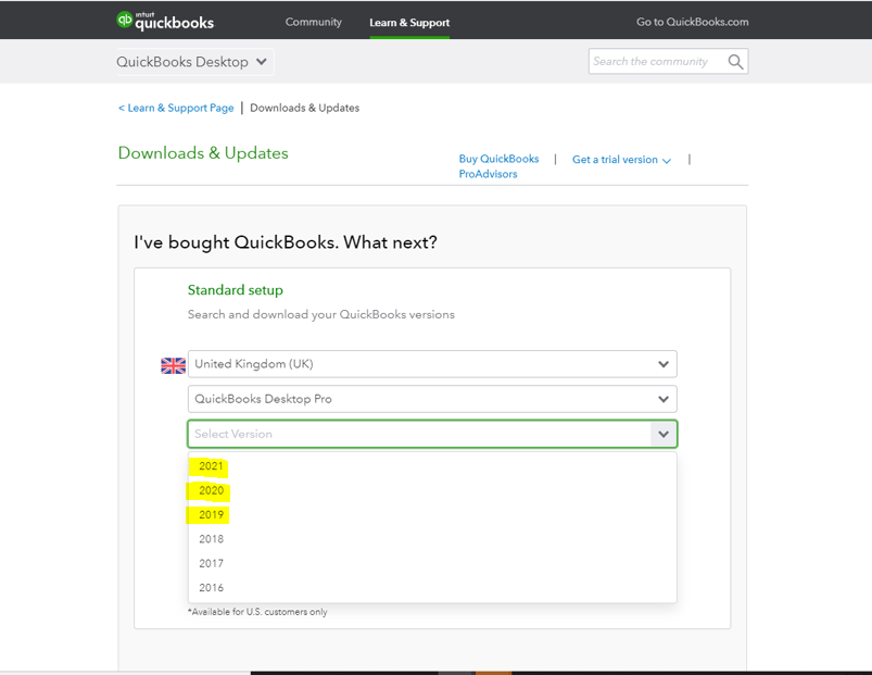 I can't update QB (desktop 2010 version) and get error 12007. Any help?