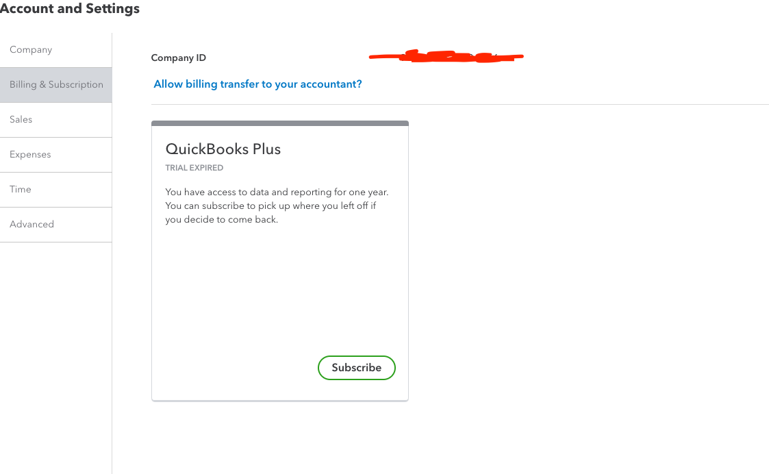 Intuit Account Support
