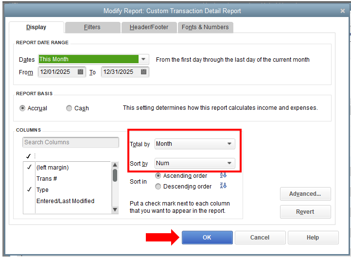 Export Report to Excel from Desktop