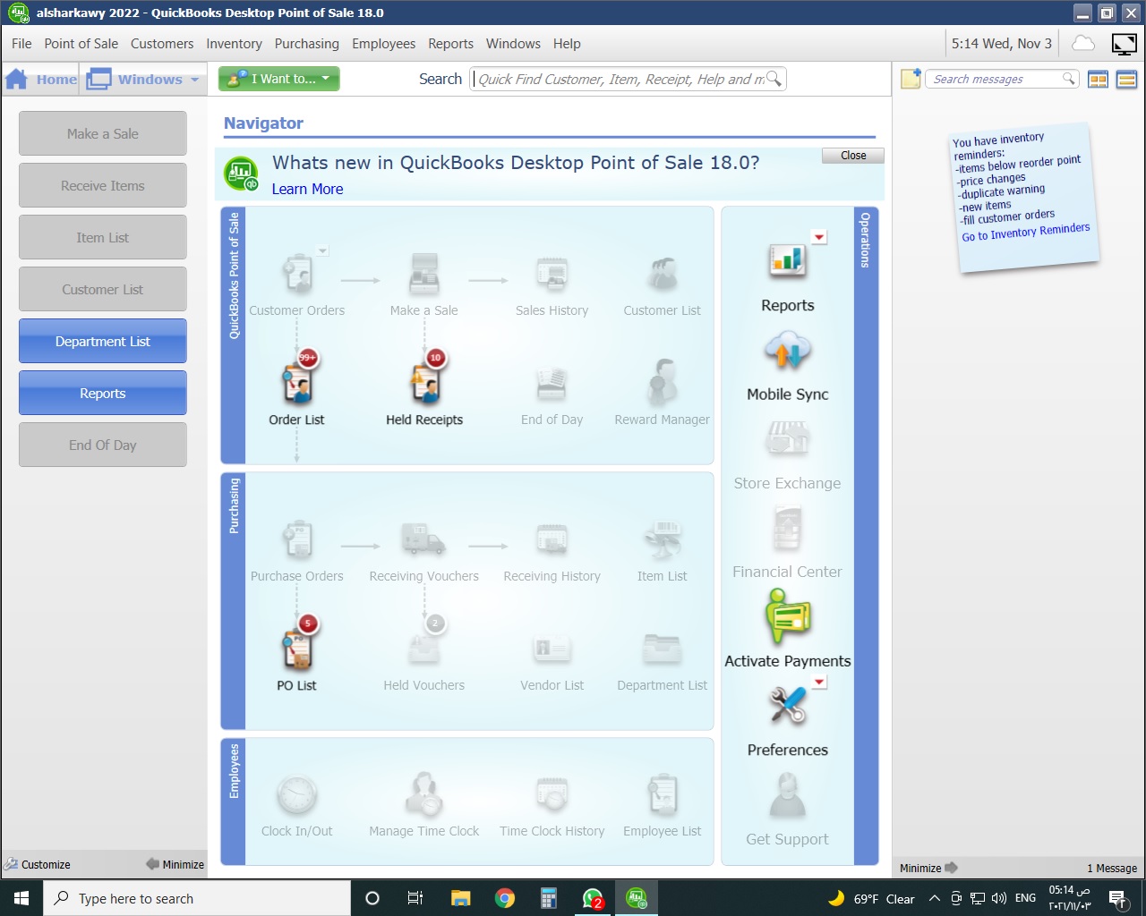 Quickbooks point of sale client loading problem...help