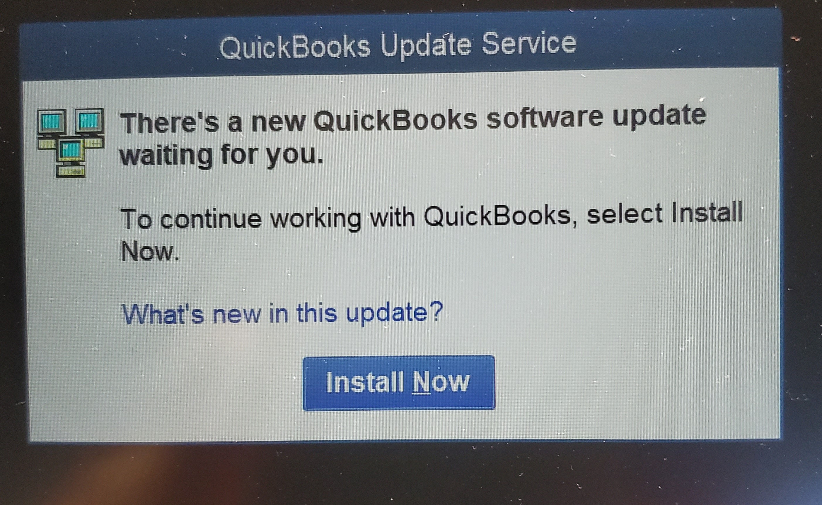Update won't install on Quickbooks Pro 2020 Desktop