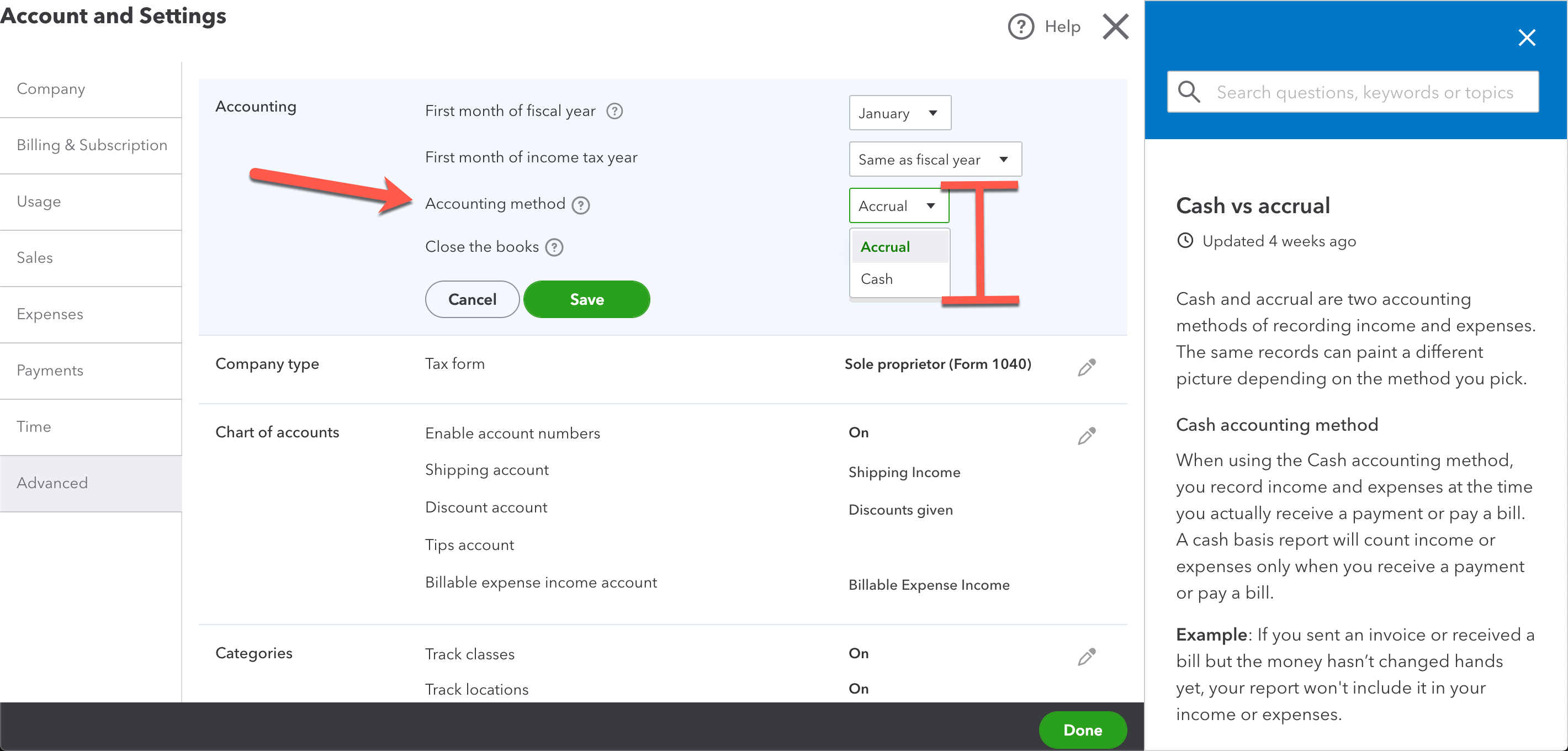 Getting Started in QuickBooks Online