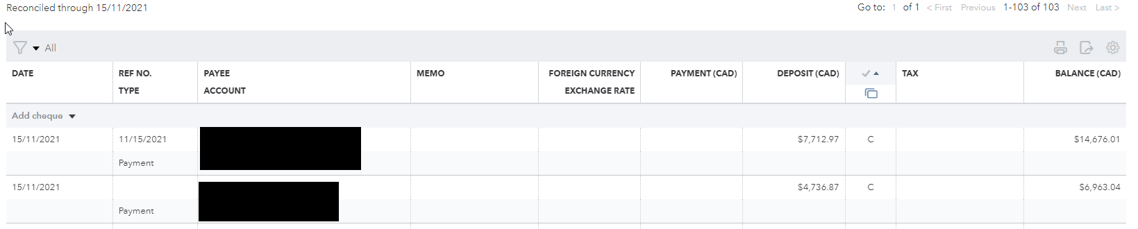 Solved: Random bank transactions missing