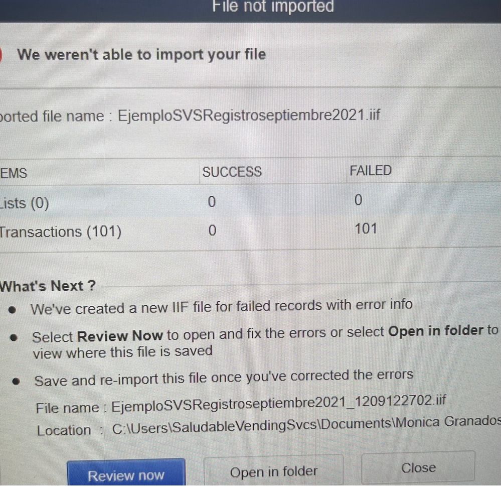 Solved: Import Exel IIF