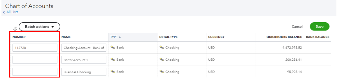 How can you rearrange the accounts within the chart of accounts? They ...