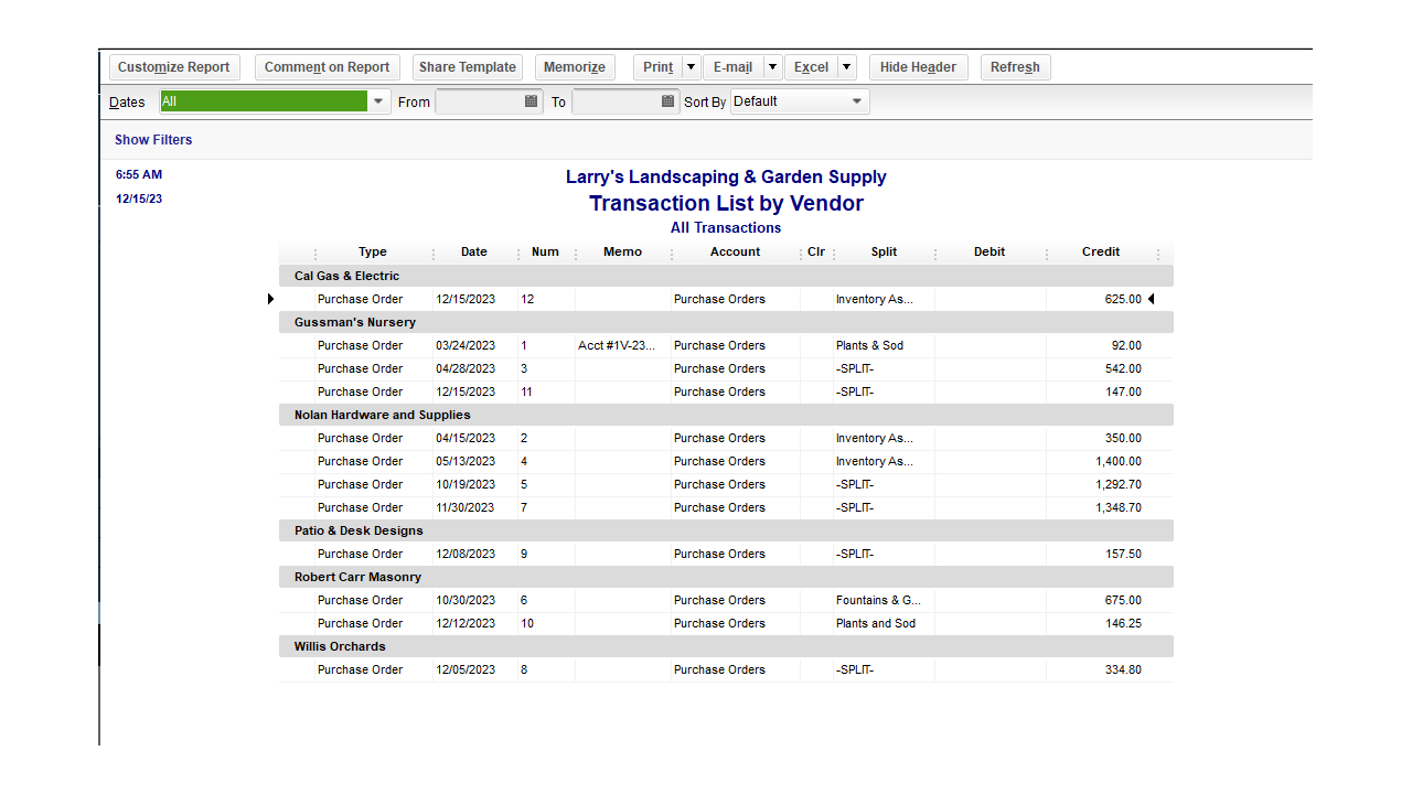 Solved: Export Purchase order to vendor using excel or csv file