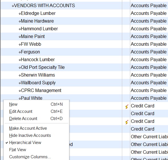 Solved: Manuualy reordering the chart of accounts