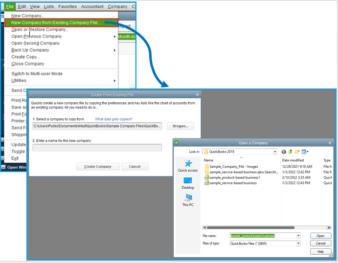 Archiving files in QB Desktop