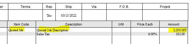 Solved: Separating Labor and Material Income from One Line Item for ...