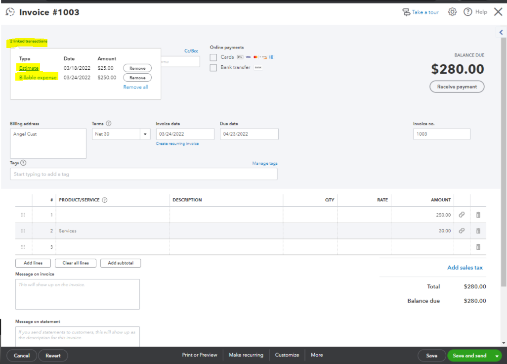 How Can I Add An Existing Invoice To A Project I Make Our Invoices Via 