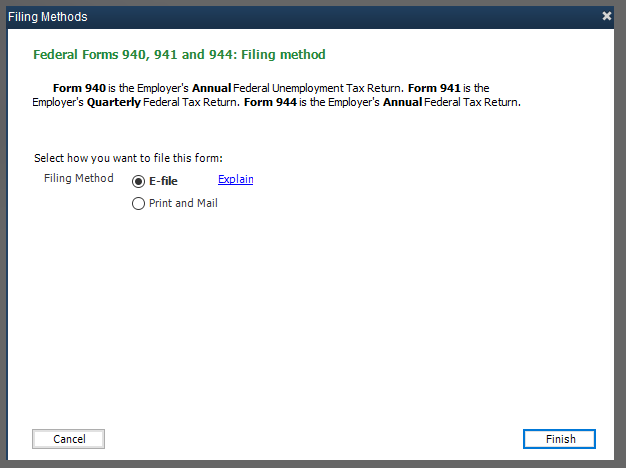 Enhanced payroll e-file 10 digit pin enrollment