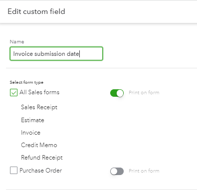 Set due date 30 days after delivery of invoice