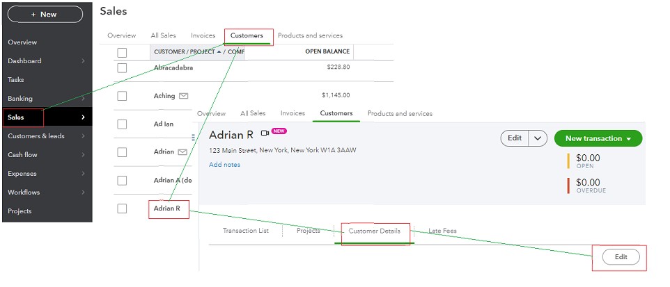 Solved: opening balance in customer ledger