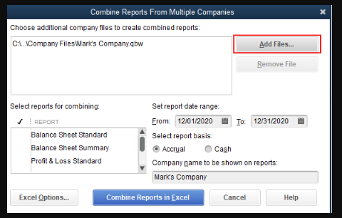 Consolidated Reporting