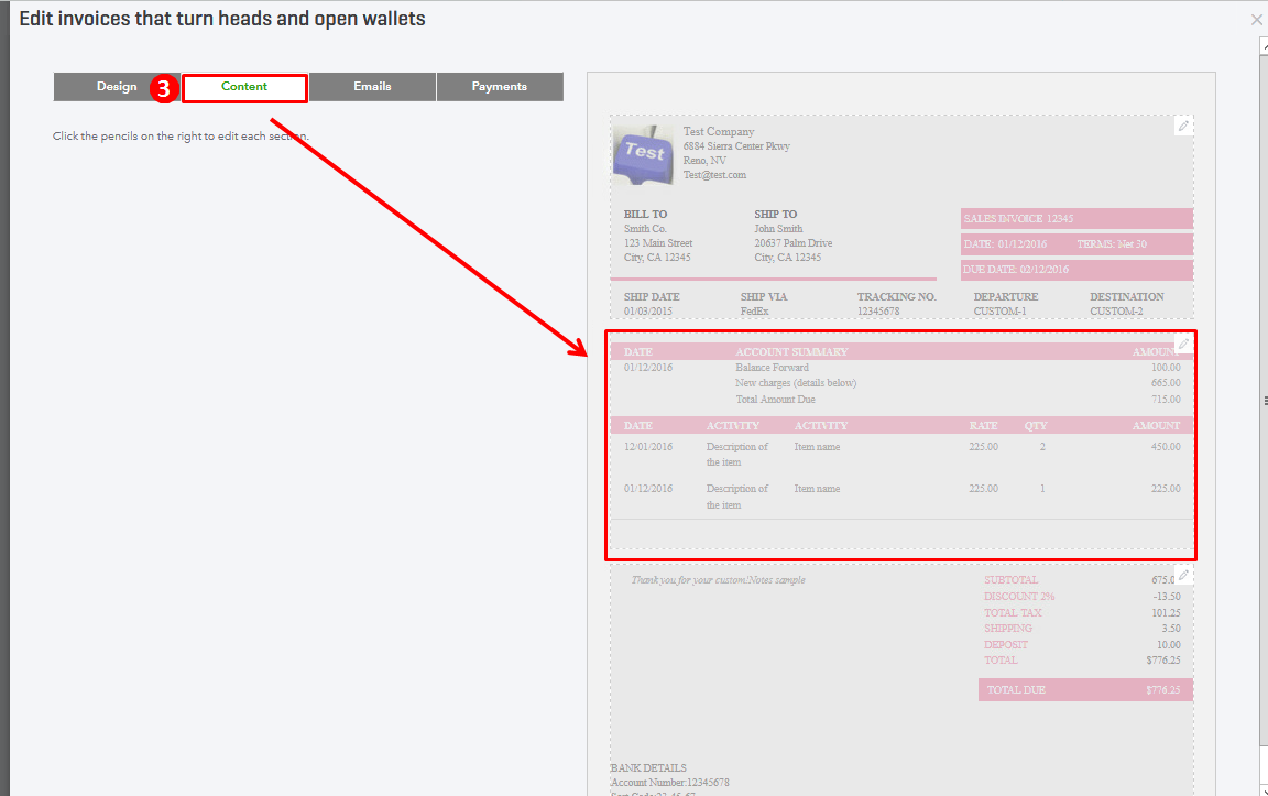 Show Payment Amount Received on Invoice Sent to Customer | QuickBooks ...