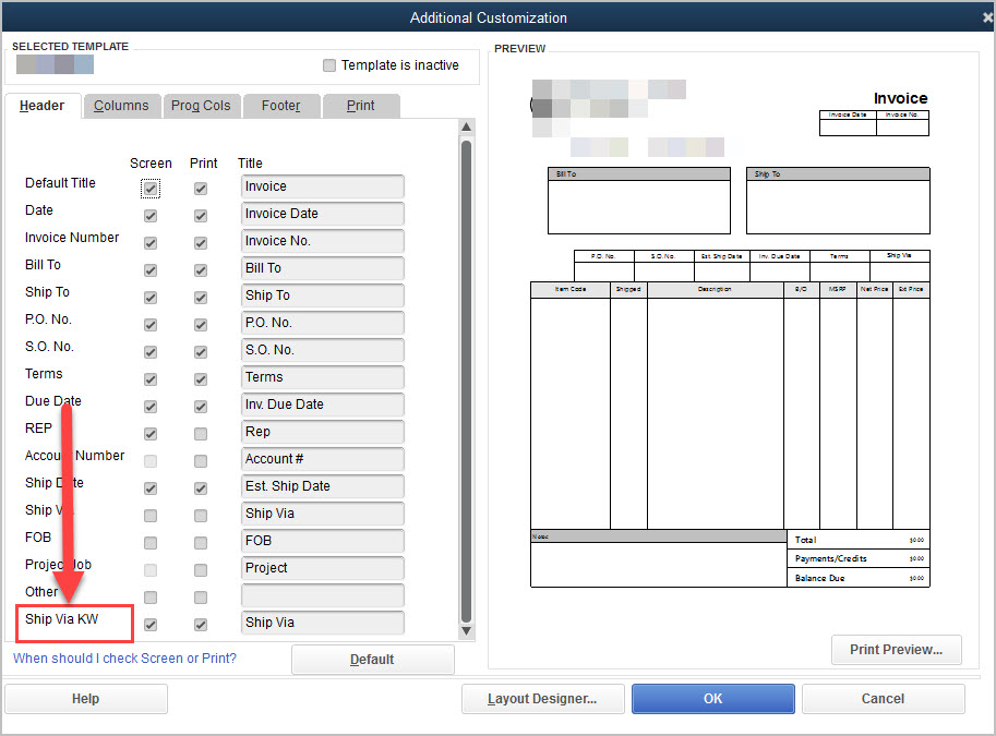 Solved: Changing the name of a custom header designation