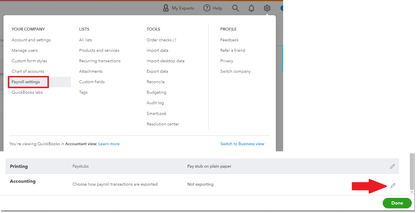 Adding Classes to Existing Accounts on Quickbooks Online