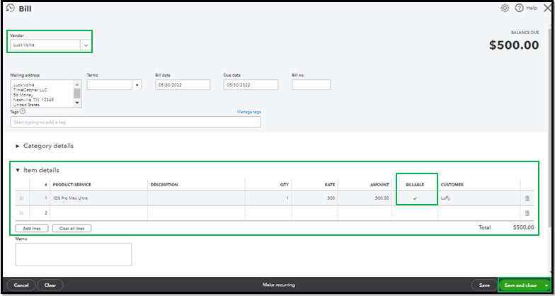 Solved: Inventory expense question