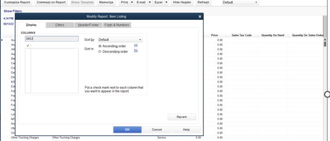 Item Listing Report in QB Desktop | QuickBooks Community