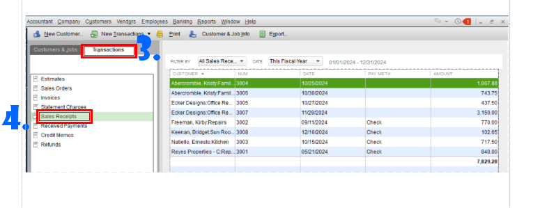 customer canceled deposited check