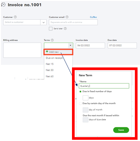 Solved: I need annual invoices with quarterly payments. How can I set ...