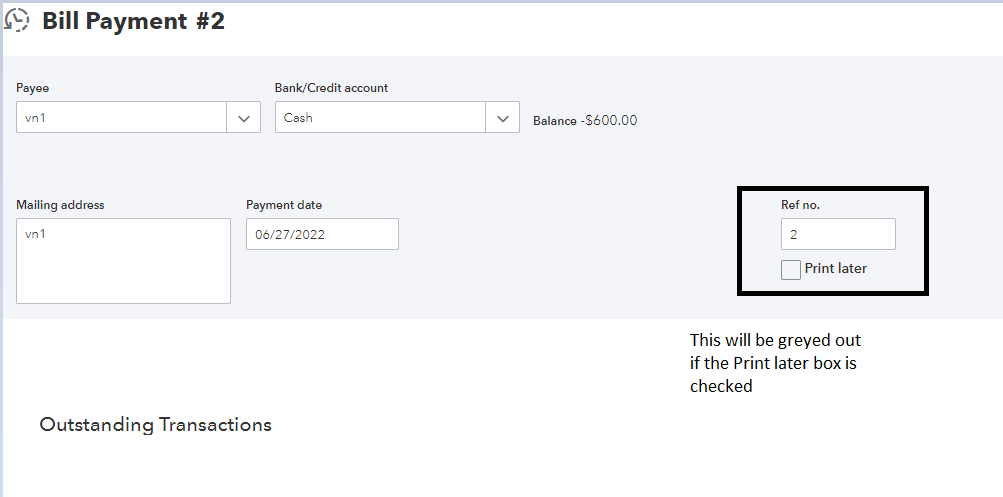 How do I change a check number so it matches my actual paper checks?