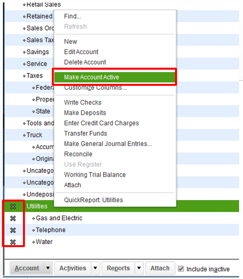 Solved: How do I make an inactive account active again
