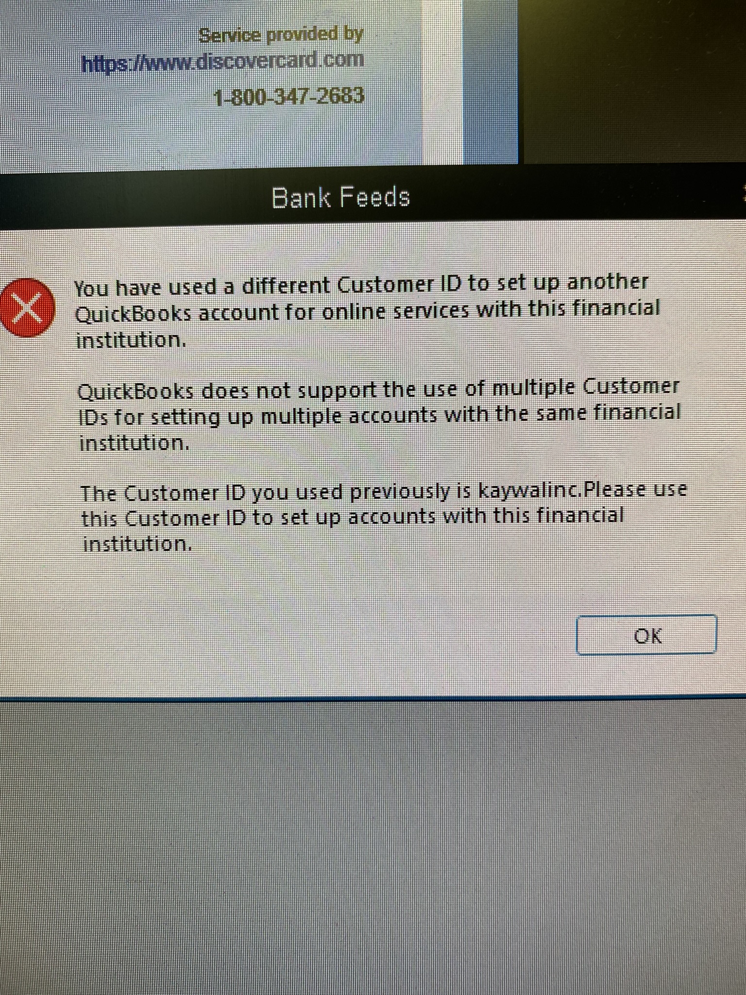 Solved: Unable to disconnect bank feed from discover account QB Desktop ...