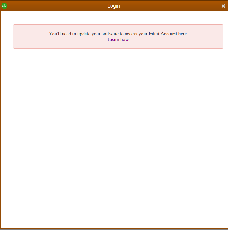 Problem Connecting Email to QuickBooks