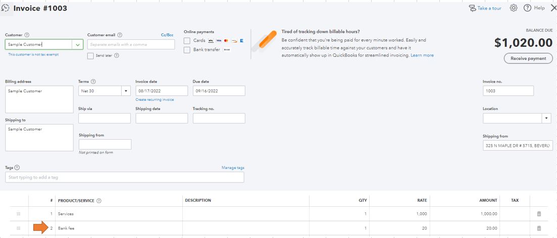 How do I process a stop payment on an invoice, that was later paid in full?