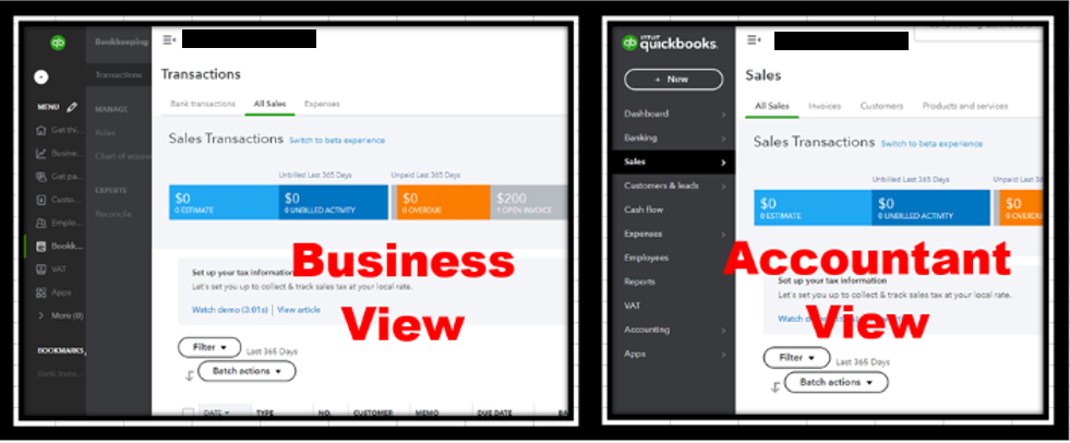 Solved: New user interface | QuickBooks Community