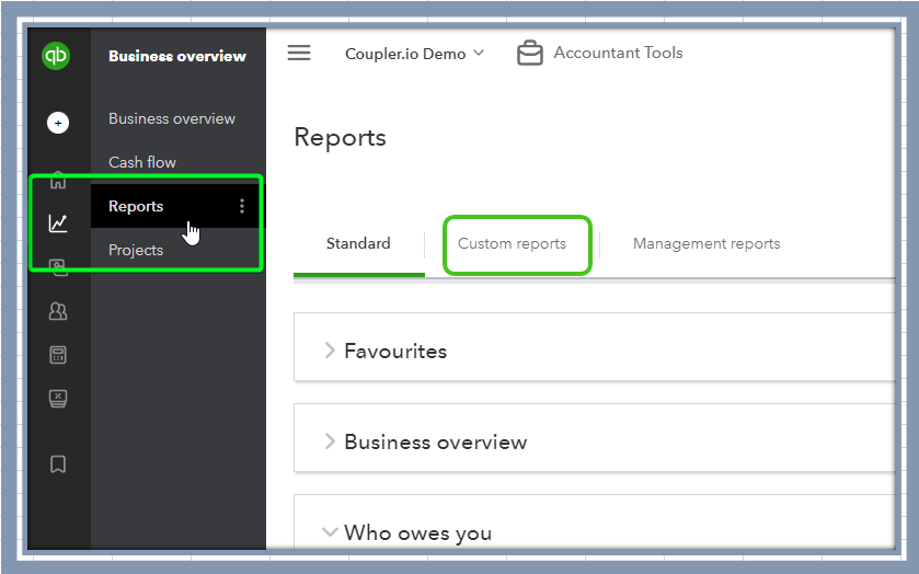 Custom Summary Report