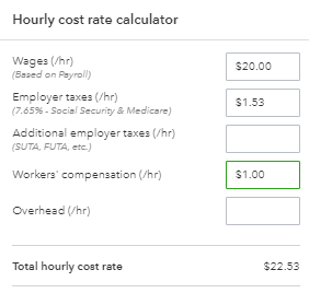 QBO cost showing hourly rate as $0 on project report, not pulling info ...