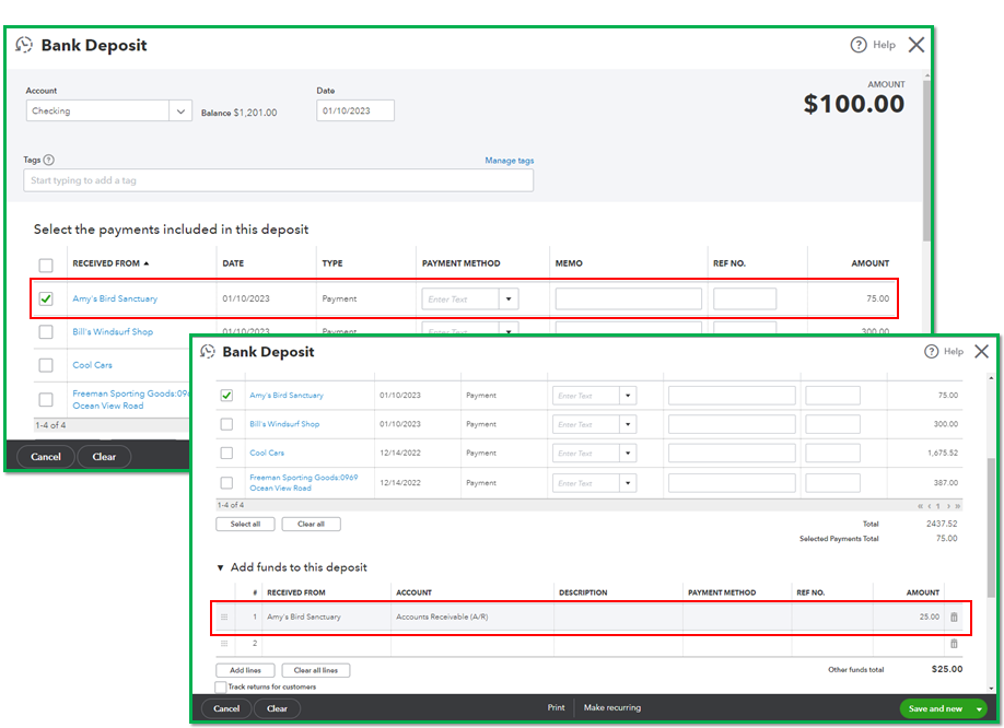 We received an Overpayment on a customers account how do we reconcile ...