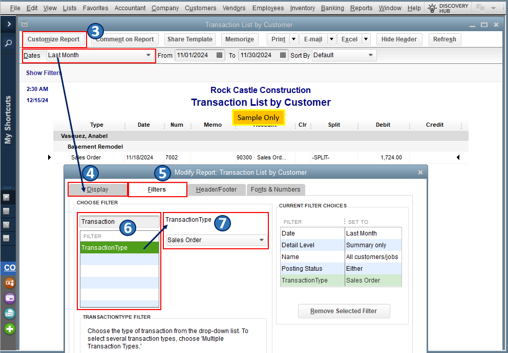 Solved: Historical Sales Order Report