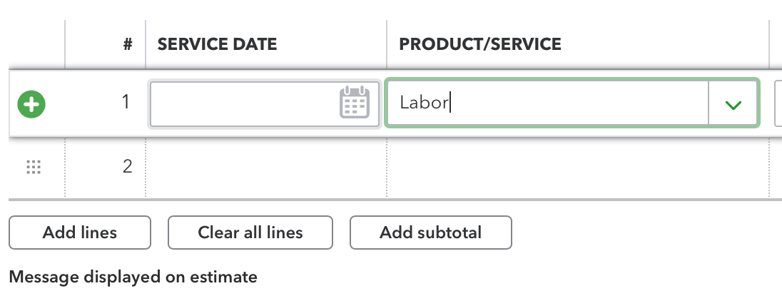 Solved: Show service date on invoice but NOT estimate? | QuickBooks ...
