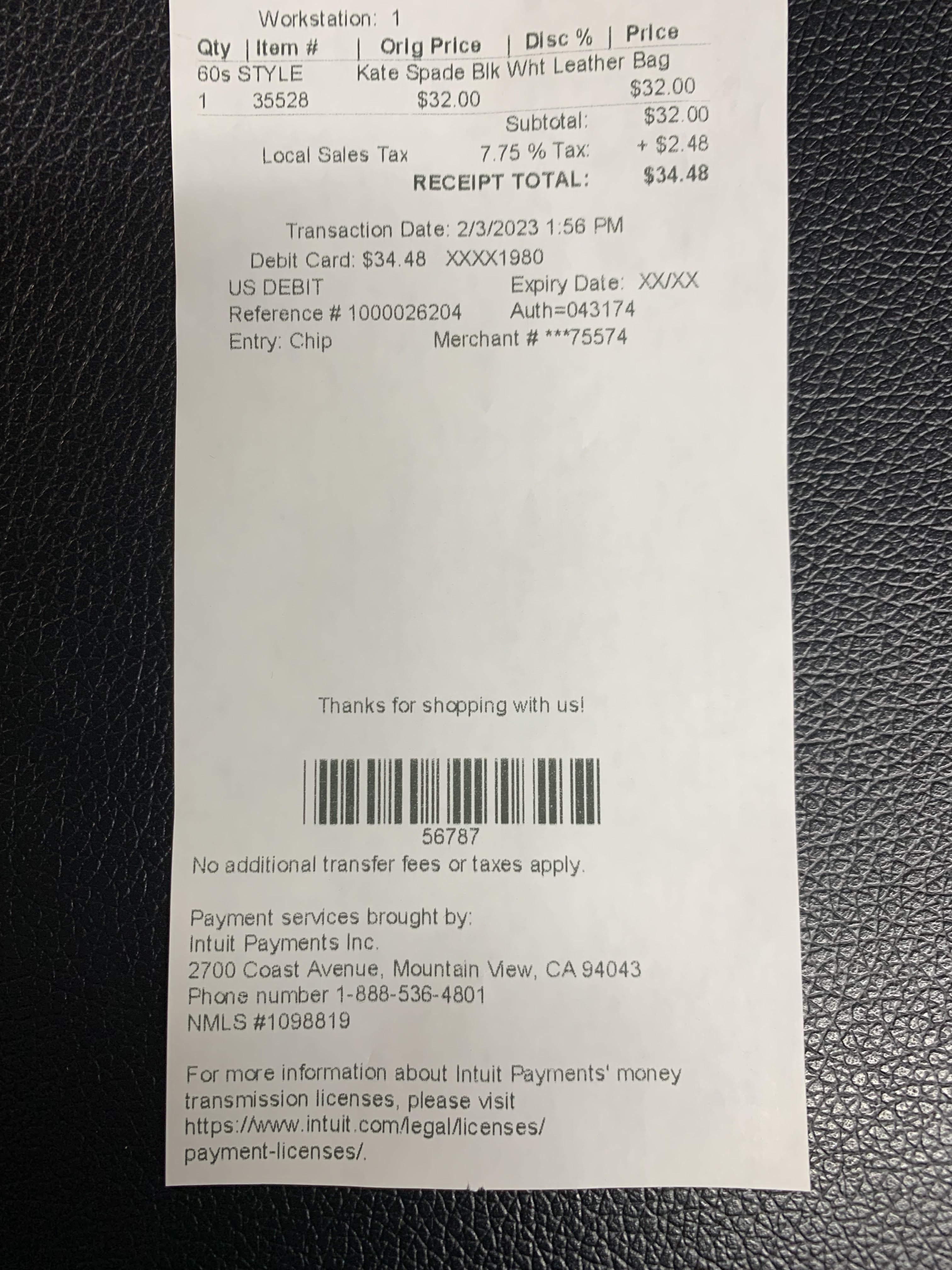 Anyone else experience a change in their sales receipt screen after a ...