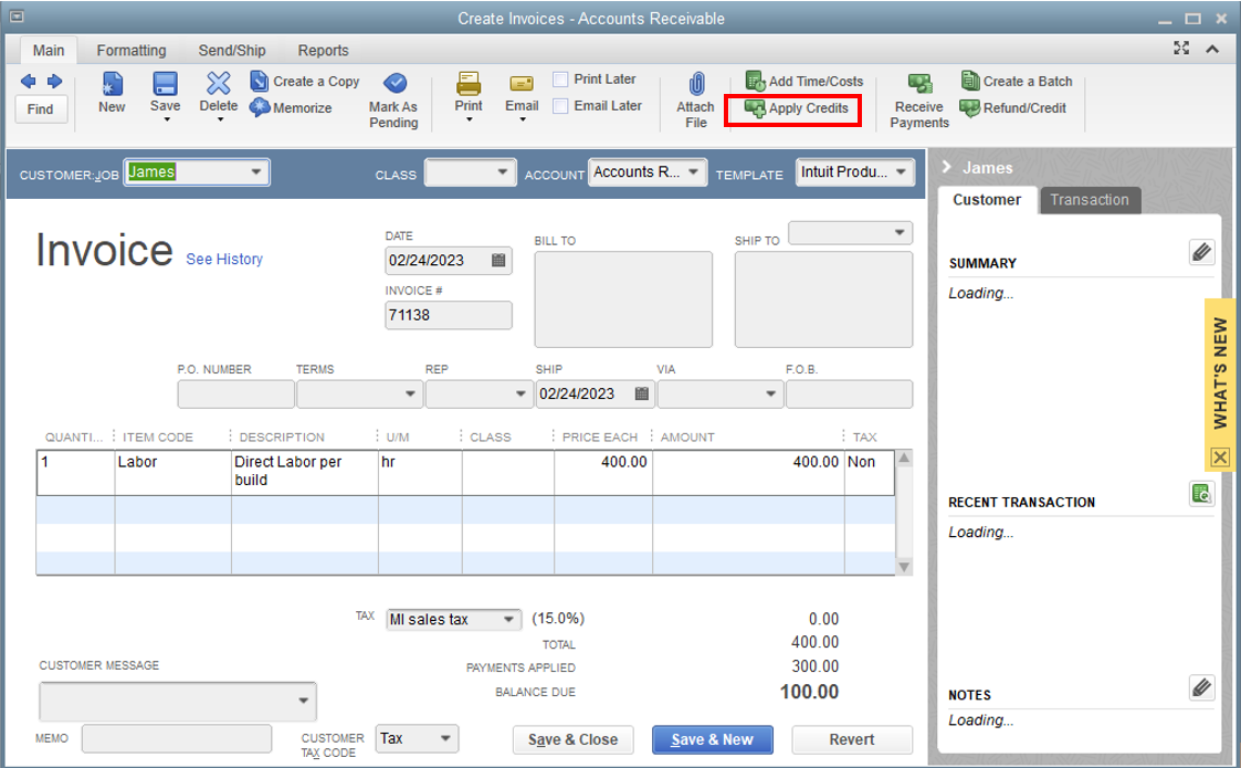 Solved: How Do I Correct AR Credit Memo Applied To The Wrong Invoice?