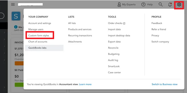 Solved: Users Unable to Use Custom Sales Forms in QBO Advanced