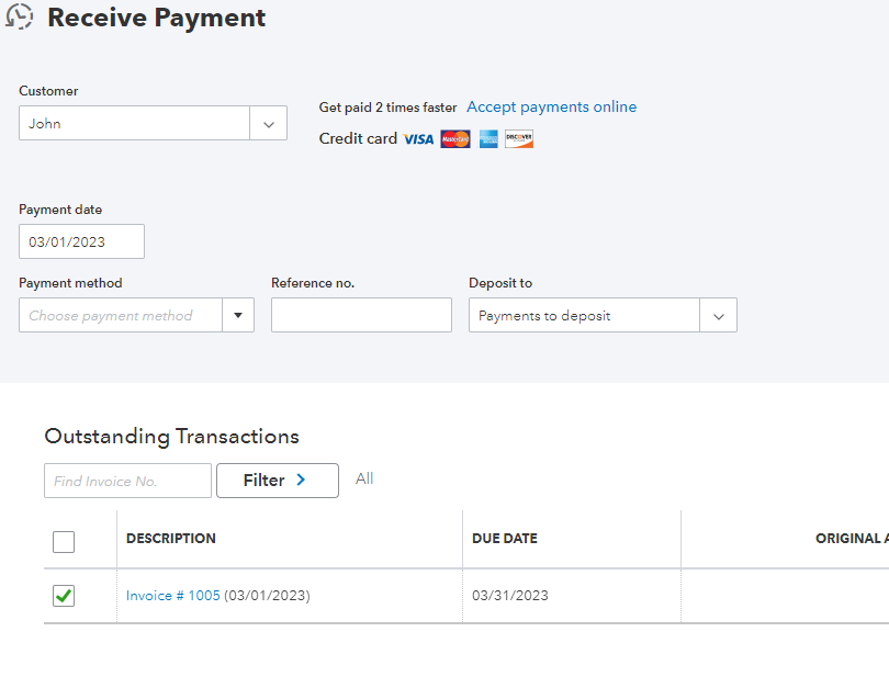 Solved: How do I split a downloaded transaction between both an invoice ...
