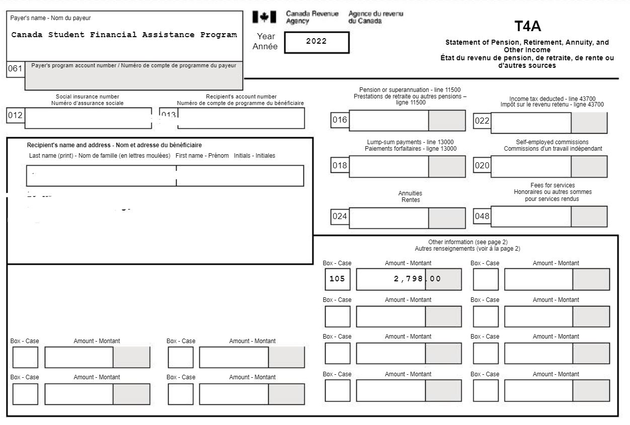 Solved: FT Student T4A reporting. HELP