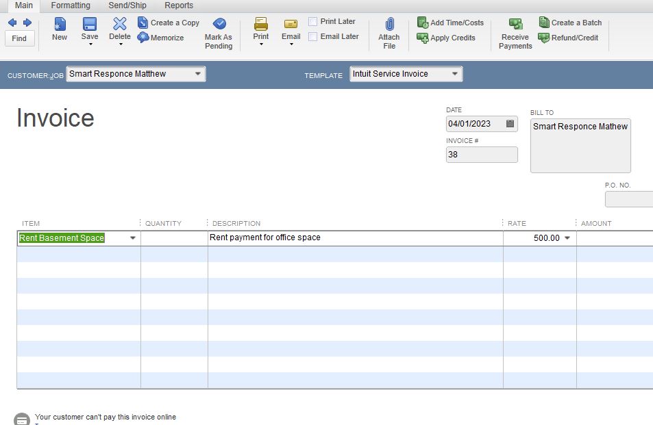 Solved: Invoices going into payment section of register
