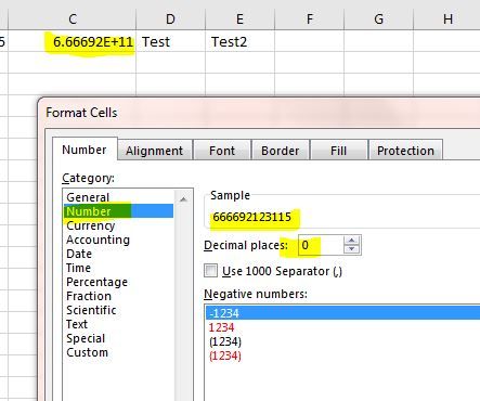 Solved: Exporting an item list to CSV format turns my MPNs into a formula