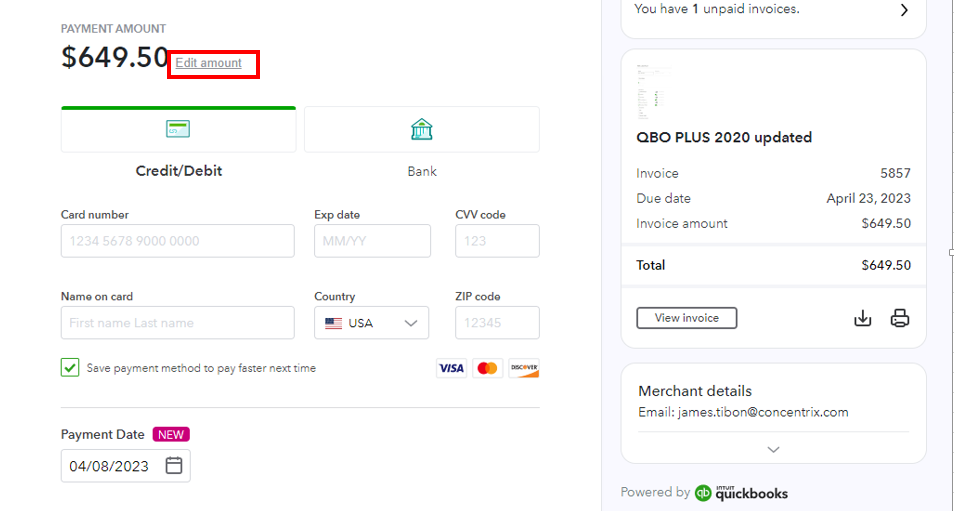 Has anyone figured out how to add QB Payments credit card fee as a line ...