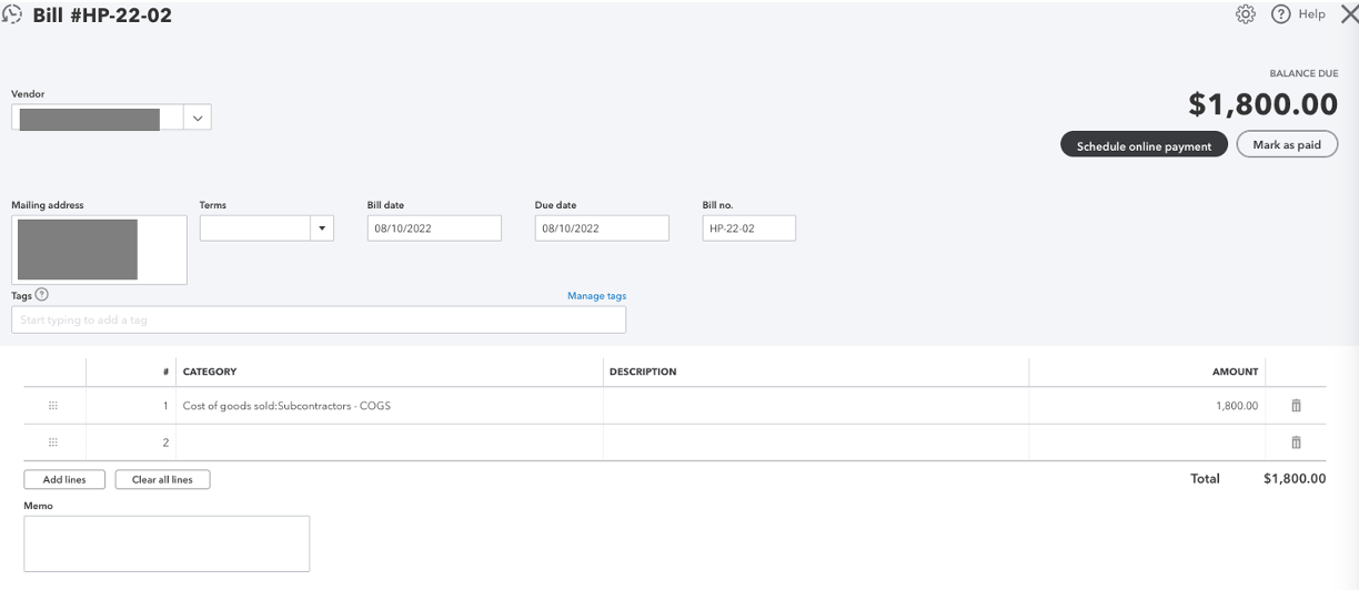 Add Customer (Project) to Snap receipt / Edit receipt details function ...