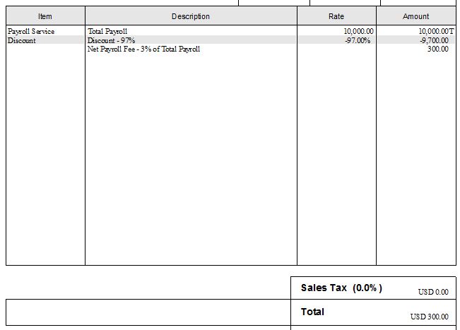 Solved: Invoicing a percentage of total