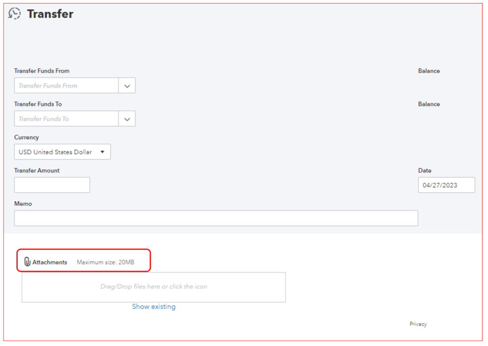 Solved: Bank Transfer between Accounts
