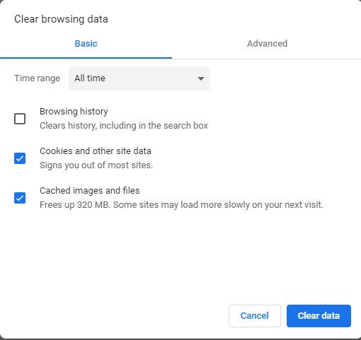 Local Backups location