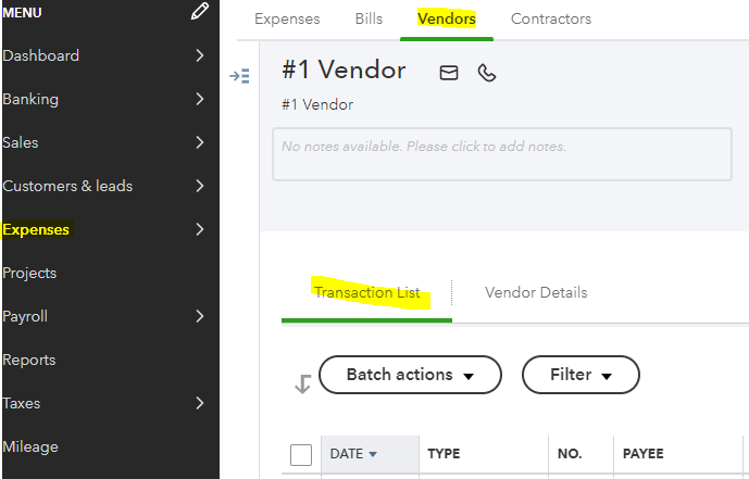 Entering vendor bills; used to automatically start at the vendor name ...