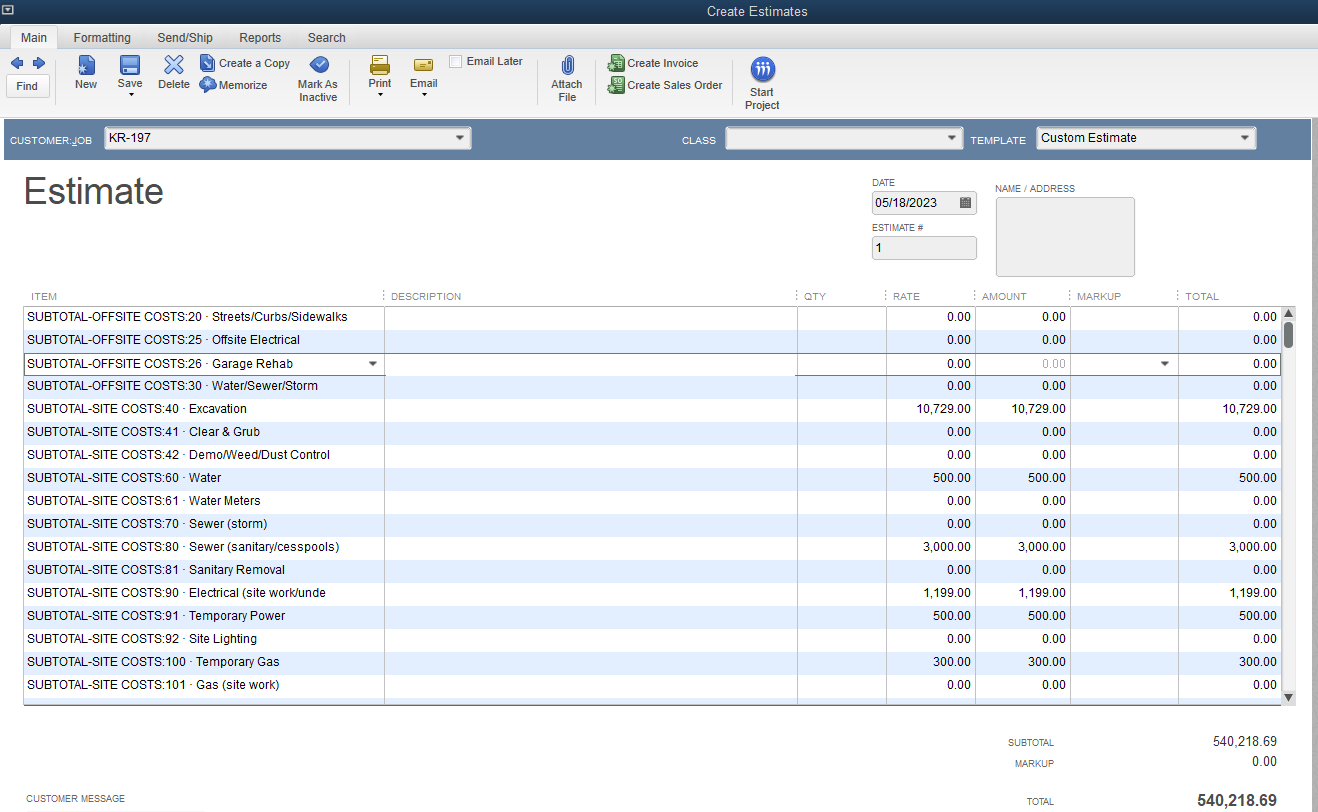 job estimates vs actuals report, | QuickBooks Community